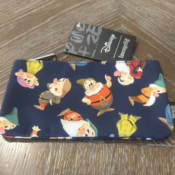 Disney | Bags | Loungefly Disney Seven Dwarfs Clutch Navy | Poshmark